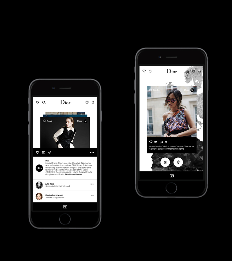 Dior Retail - Une application mobile communautaire - Nuitblanche